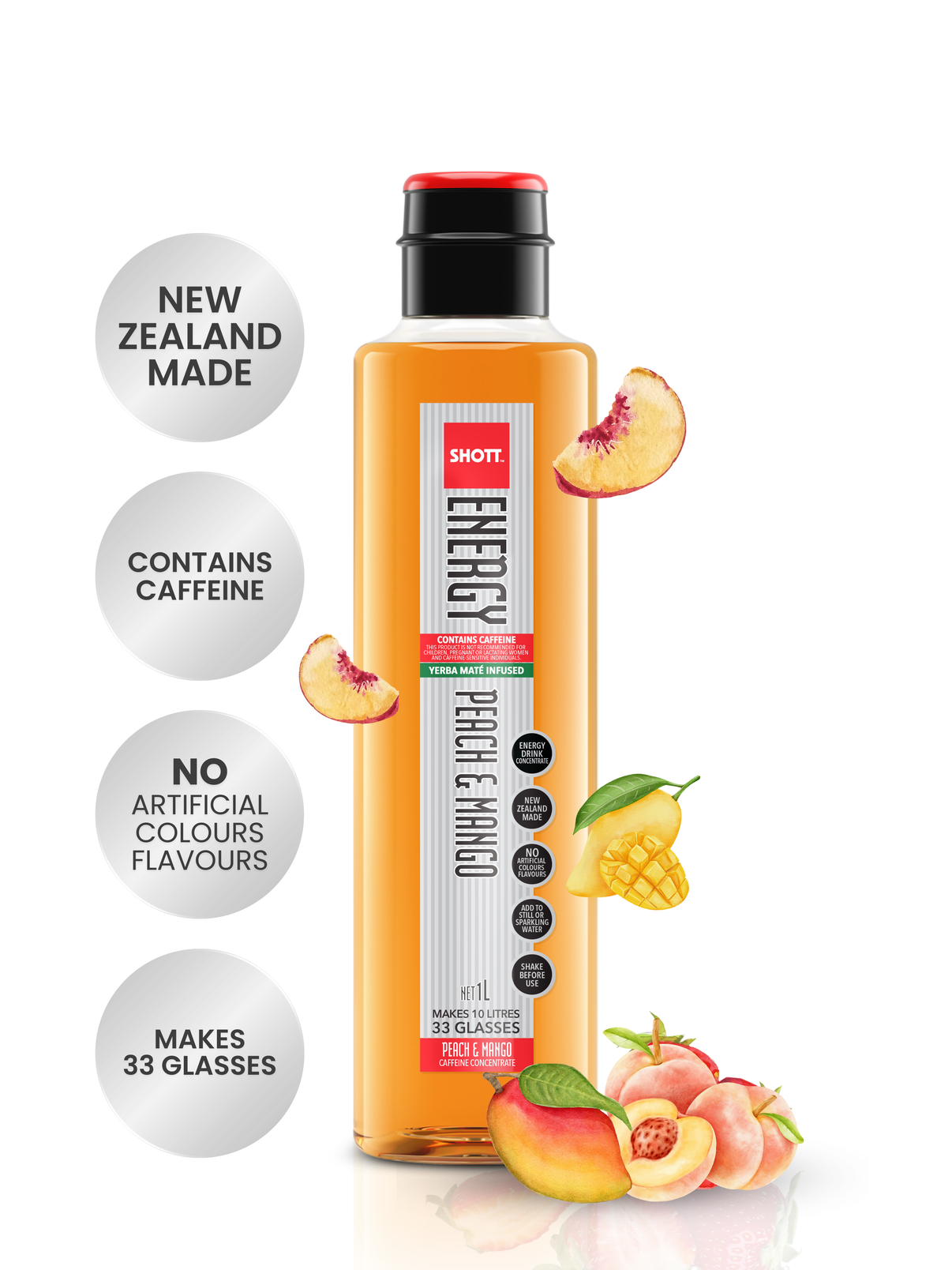 SHOTT Energy Peach & Mango – sodaxpress